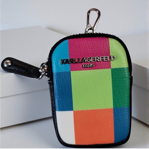 Karl Lagerfeld | Accessories | Karl Lagerfeld Colorful Keychain Pouch ...